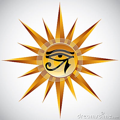 The Eye Of Ra. Stock Vector - Image: 47866735