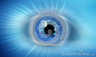 Eye Of The World Royalty Free Stock Photography - Image: 595847
