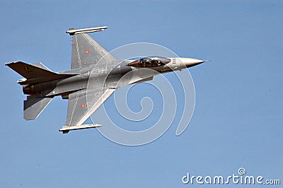 F-16, Top View Royalty Free Stock Images - Image: 316319