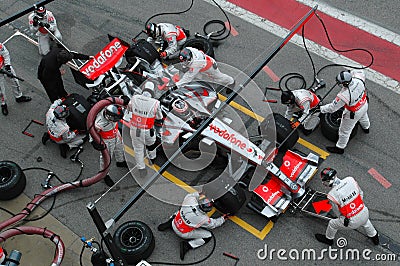 F1 2007 - Fernando Alonso McLaren Editorial Photo - Image: 10722736