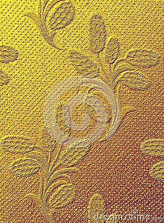 Fabric Texture - Golden Royalty Free Stock Photography - Image: 239527