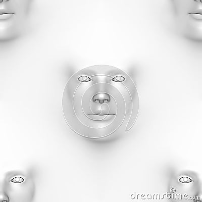 Face In Wall Stock Images - Image: 24398454