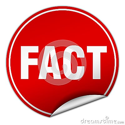 Fact Sticker Vector Illustration | CartoonDealer.com #121944990