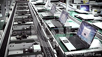 Factory Manufacturing Laptops Stock Footage - Video of factory, laptop ...