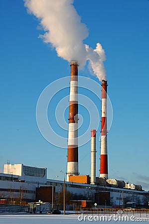 Factory Steam Stock Photography - Image: 8660622