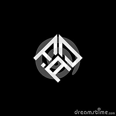 FAD Letter Logo Design On Black Background. FAD Creative Initials ...
