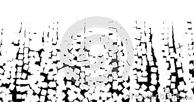 Fade to black pixels stock footage. Video of white, falling - 72043364