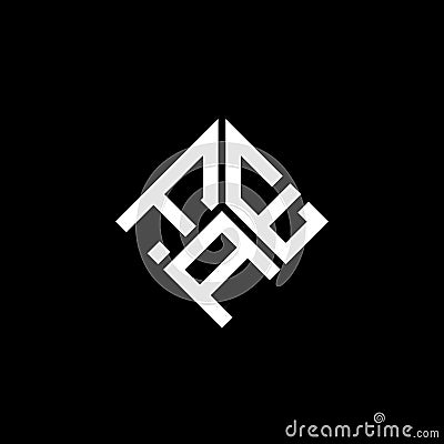 FAE Letter Logo Design On Black Background. FAE Creative Initials ...