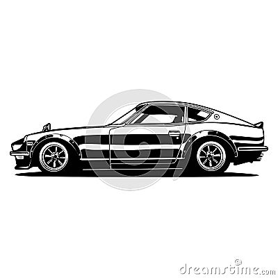 Fairlady 240Z Car Illustration | CartoonDealer.com #253787443