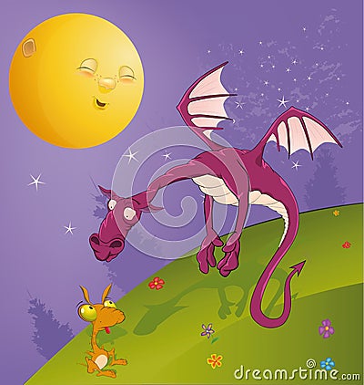 Fairy Tale On Dragons Royalty Free Stock Images - Image: 16588579