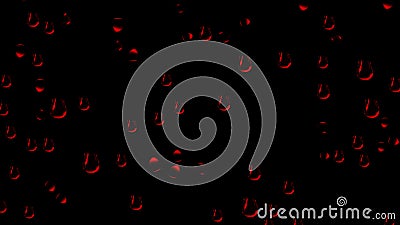 Falling Blood Drops with Night Background Stock Video - Video of ...