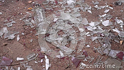 Falling bottle with vodka stock footage. Video of depression - 101396340