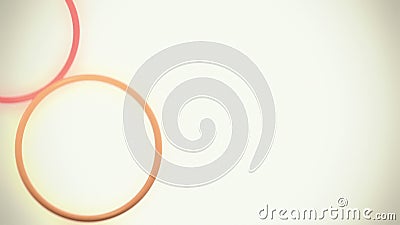 Falling Colorful Rings Loop (with Copy Space) Stock Video - Video of ...