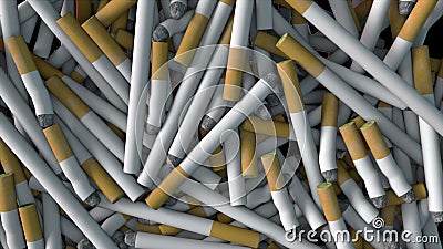 Falling down cigarettes stock video. Video of bunch - 209571109