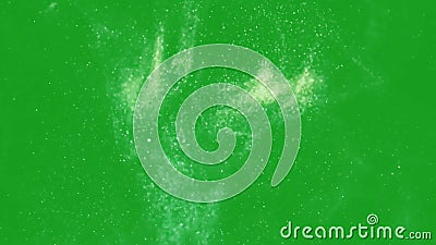 Falling Dust Particles with Green Screen Background Stock Video - Video ...