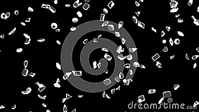 Falling Gemstones Loop with Pases Stock Video - Video of matte, clarity ...