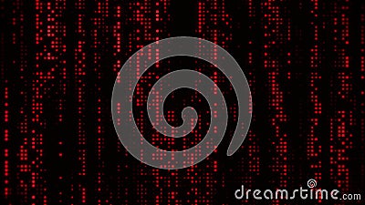 Falling Matrix Digital Gold Dots Loop Motion Background Stock Video ...