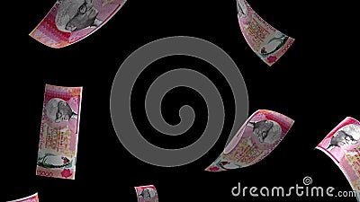 Falling Mauritius Money Banknote Stock Footage - Video of banking ...