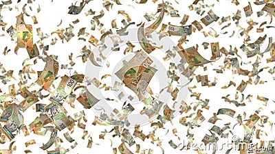 Falling Money with Alpha Transparency Channel Dollar Canada CAD Stock ...