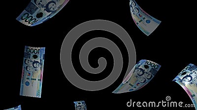 Falling Philippine Money Banknote Stock Video - Video of business ...