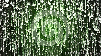 Falling Rain of Rain from Particles, Dynamic Background . Stock Video ...