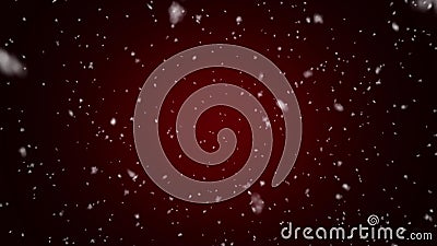 Falling Snow Animation Loop Background. Stock Footage - Video of ...