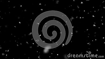 Falling Snow Storm Graphic Element Loop Overlay Stock Video - Video of ...