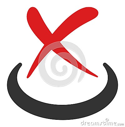 Flat Vector False Icon Stock Photo | CartoonDealer.com #168797916