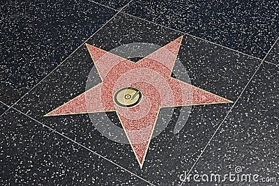 Hollywood star editorial photo. Image of landmark, movie - 2586111