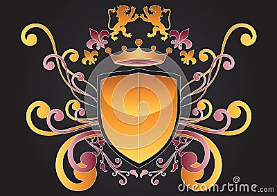 Family Crest Of Arms Royalty Free Stock Image - Image: 9005816