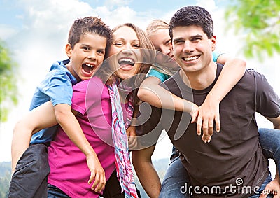 Family-fun 7 Stock Images - Image: 10702164