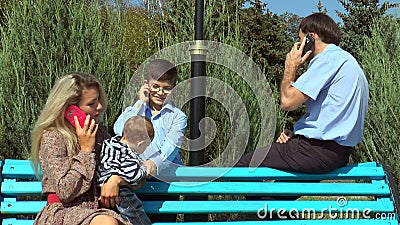 Family Members Talk on the Phone Stock Footage - Video of love, family ...