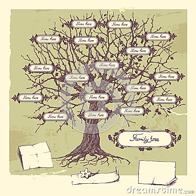Family Tree. Royalty Free Stock Photo - Image: 22080265