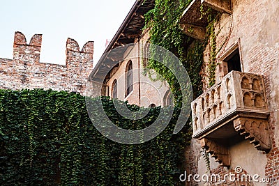 The Famous Balcony Of Juliet Capulet Home Royalty-Free Stock Photo ...