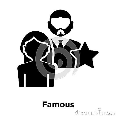 Famous Icon Vector Isolated On White Background, Logo Concept Of ...