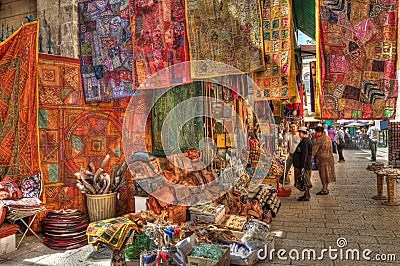 Famous Jerusalem Market. Editorial Photo - Image: 18211811