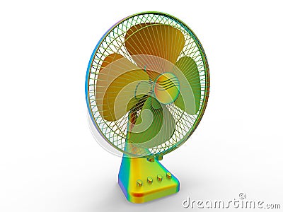 Fan Finite Element Analysis Stock Illustration | CartoonDealer.com ...
