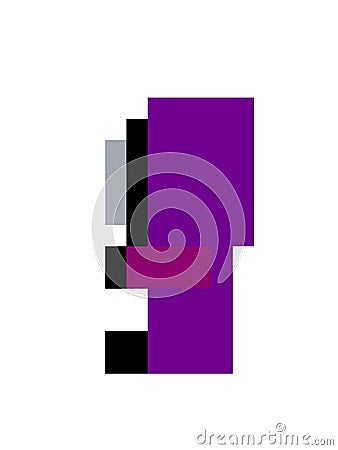 Fanart Squid Game Soldier Side View Block Cube Shape Stock Photo ...