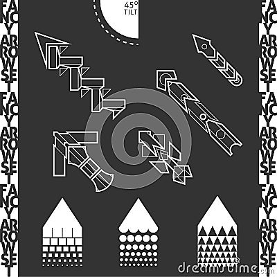 Fancy Arrows Set Stock Vector - Image: 43179466