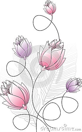 Fancy Flower Design Royalty Free Stock Photo - Image: 26186435