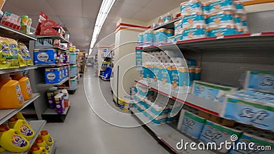 Fans POV Walking Back Aisle Stock Video - Video of lifestyle, company ...