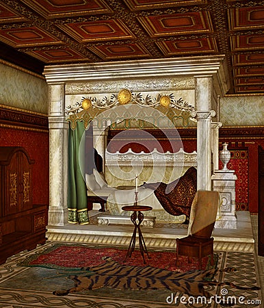 Fantasy Bedroom 5 Stock Image - Image: 13240891