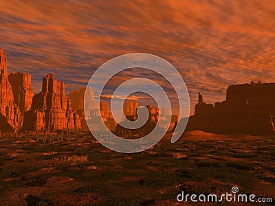 Far West Desert Royalty Free Stock Photography - Image: 1486007