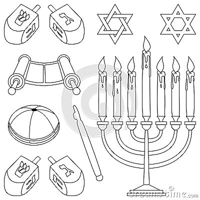 Farbton-Judentum-Elemente Stockfoto - Bild: 11877410