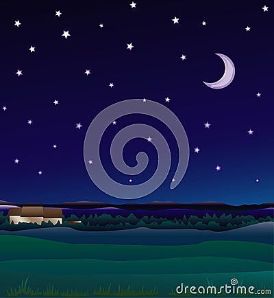 Farm Night Stock Photography - Image: 2809692