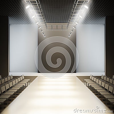 Fashion Empty Runway. Royalty-Free Cartoon | CartoonDealer.com #29297681