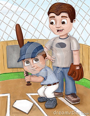 Father And Son Baseball Stock Photo - Image: 14503170