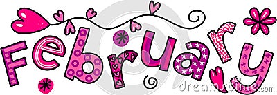 Februari-Klemart. Stock Illustratie - Afbeelding: 44872747