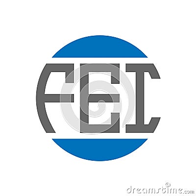 FEI Letter Logo Design On White Background. FEI Creative Initials ...