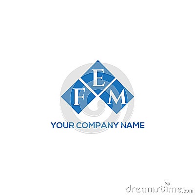 FEM Letter Logo Design On BLACK Background. FEM Creative Initials ...